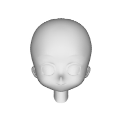 Mini character head 10 - CLIP STUDIO ASSETS