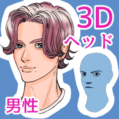 Male 3D Head (Chiseled) - CLIP STUDIO ASSETS