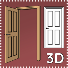 3D Door 1 - CLIP STUDIO ASSETS