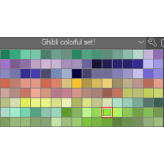 Conjunto de colores Ghibli - Clip Studio Assets