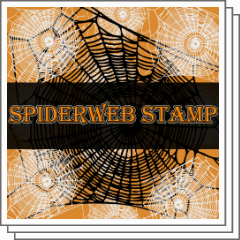 Spiderweb Stamp - CLIP STUDIO ASSETS