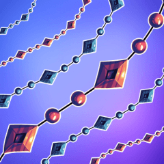 Hand Painted Gem Band - CLIP STUDIO ASSETS