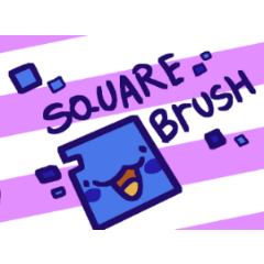 Square Brush - CLIP STUDIO ASSETS