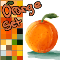 Orange Color Set - CLIP STUDIO ASSETS
