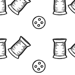 buttons and thread - CLIP STUDIO ASSETS