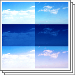 PK sky material set 2 - CLIP STUDIO ASSETS