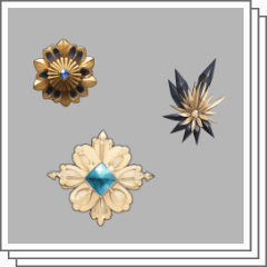 Hairpin, Brooch - CLIP STUDIO ASSETS