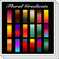 Floral Gradients - CLIP STUDIO ASSETS