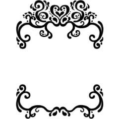 fancy curls frame - CLIP STUDIO ASSETS