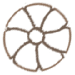 Flower Button - CLIP STUDIO ASSETS