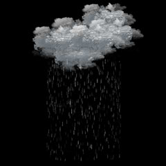 Primitive 3D Rain Cloud - CLIP STUDIO ASSETS