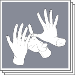 Reach out hand set 3 - CLIP STUDIO ASSETS