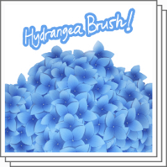 Hydrangea Brushes - CLIP STUDIO ASSETS