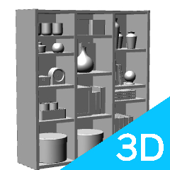 General Cabinet 2 3D - CLIP STUDIO ASSETS