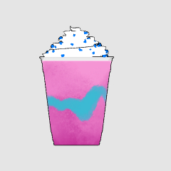 Pink Shake - Small Cup - CLIP STUDIO ASSETS