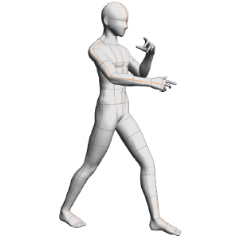 가라테 유휴 자세 - CLIP STUDIO ASSETS