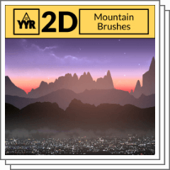 [FREE LIMITED] YYR Mountain Brushes - CLIP STUDIO ASSETS