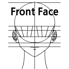 front face tracing set - CLIP STUDIO ASSETS