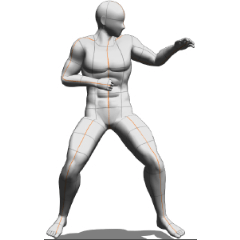 Fighting Karate Idle Pose - CLIP STUDIO ASSETS