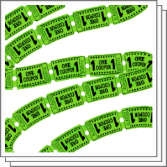 Green Arcade Tickets - CLIP STUDIO ASSETS