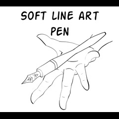 Soft Line Art Pen - CLIP STUDIO ASSETS