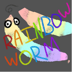 Rainbow Worm brush! - CLIP STUDIO ASSETS