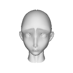 Blend Workout Head Model 103 - CLIP STUDIO ASSETS