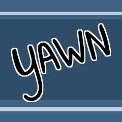 Yawn text effect - CLIP STUDIO ASSETS