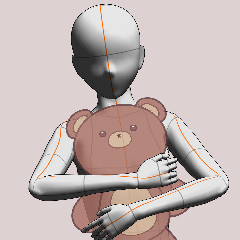 [10 CLIPPY LIMITED TIME] 拿著填充物 - CLIP STUDIO ASSETS