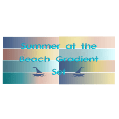 Summer at the Beach Gradient Set - CLIP STUDIO ASSETS