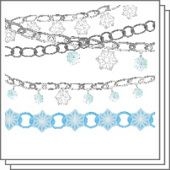 Snowflake Chain 1 - CLIP STUDIO ASSETS