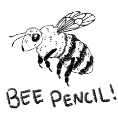 Bee pencil - CLIP STUDIO ASSETS