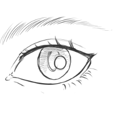 Female Eye - CLIP STUDIO ASSETS