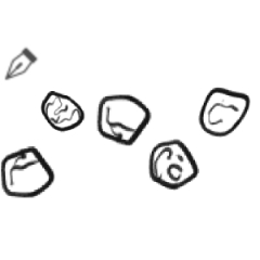 Small rocks - CLIP STUDIO ASSETS