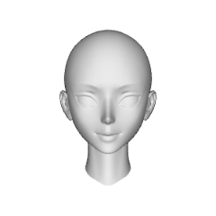 3D HEAD 077 - CLIP STUDIO ASSETS