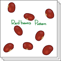 redbeans pattern - CLIP STUDIO ASSETS