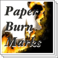 Paper Burn Marks Brushes - CLIP STUDIO ASSETS