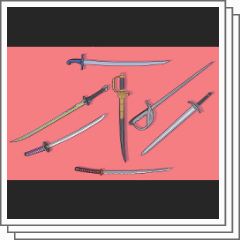 7 Vector Swords+ Color - CLIP STUDIO ASSETS