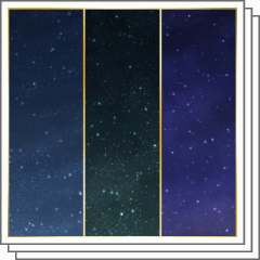 Sky Night Postcard Set - CLIP STUDIO ASSETS