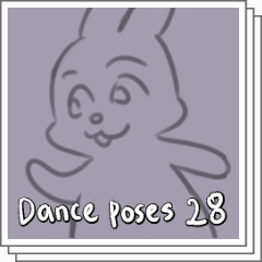 Dance poses 28 - CLIP STUDIO ASSETS