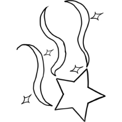 shooting star - CLIP STUDIO ASSETS