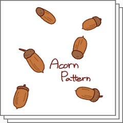 acorn pattern - CLIP STUDIO ASSETS