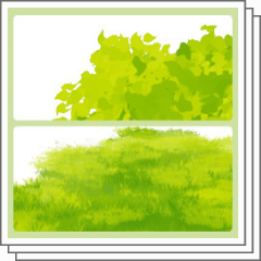 grass bush brush - CLIP STUDIO ASSETS