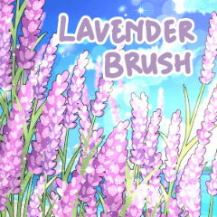 프란 라벤더 브러쉬 - CLIP STUDIO ASSETS