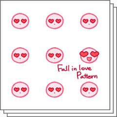 fall in love pattern - CLIP STUDIO ASSETS