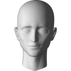 head model_5 - CLIP STUDIO ASSETS