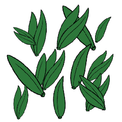 シンプルな葉ブラシ - CLIP STUDIO ASSETS