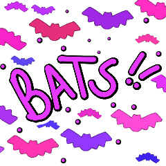 Rainbow Bat Brush - CLIP STUDIO ASSETS