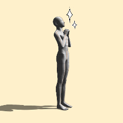 Begging Pose 2 - CLIP STUDIO ASSETS