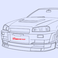 Skyline r34 Vetor Line - CLIP STUDIO ASSETS